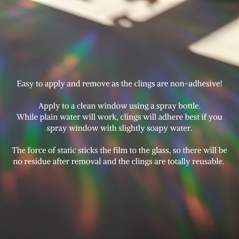 Halloween Rainbow Window Clings - Rainbow Window Prism Removeable ...