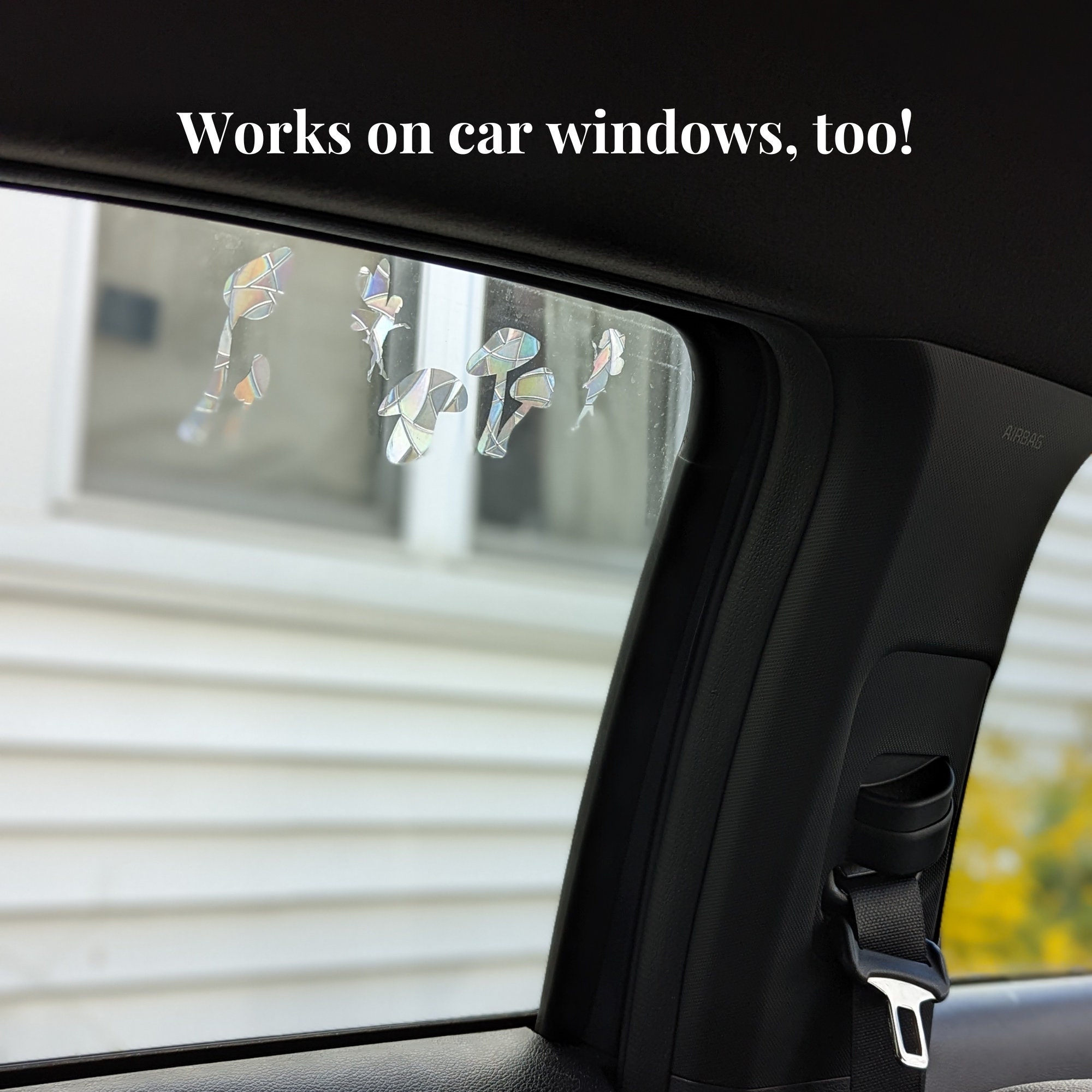 Cat Rainbow Window Clings Rainbow Window Prism Removeable Decals Static ...