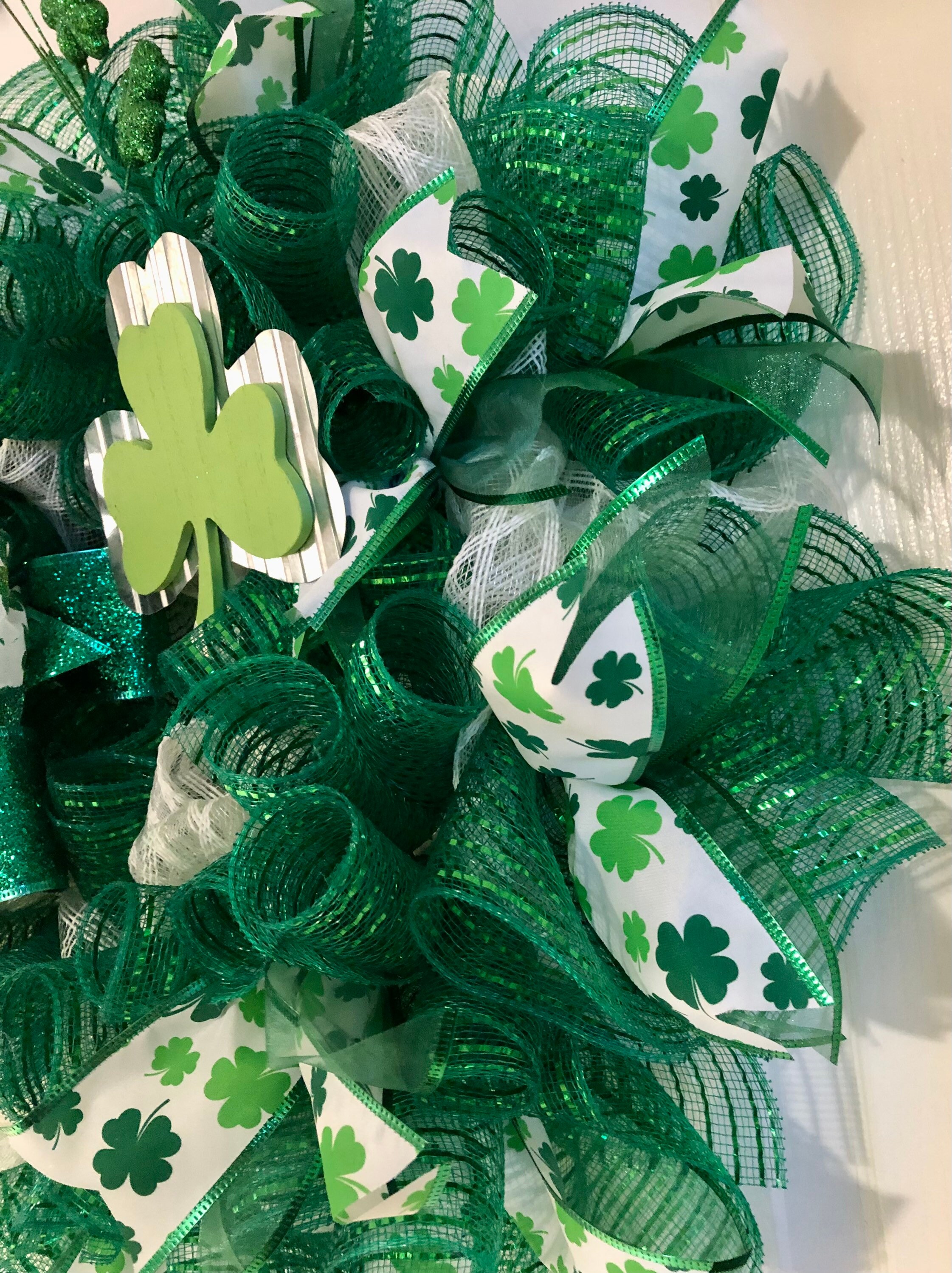 St Patricks Day Wreath. Celebrate Your Irish Heritage St Pattys Decor ...