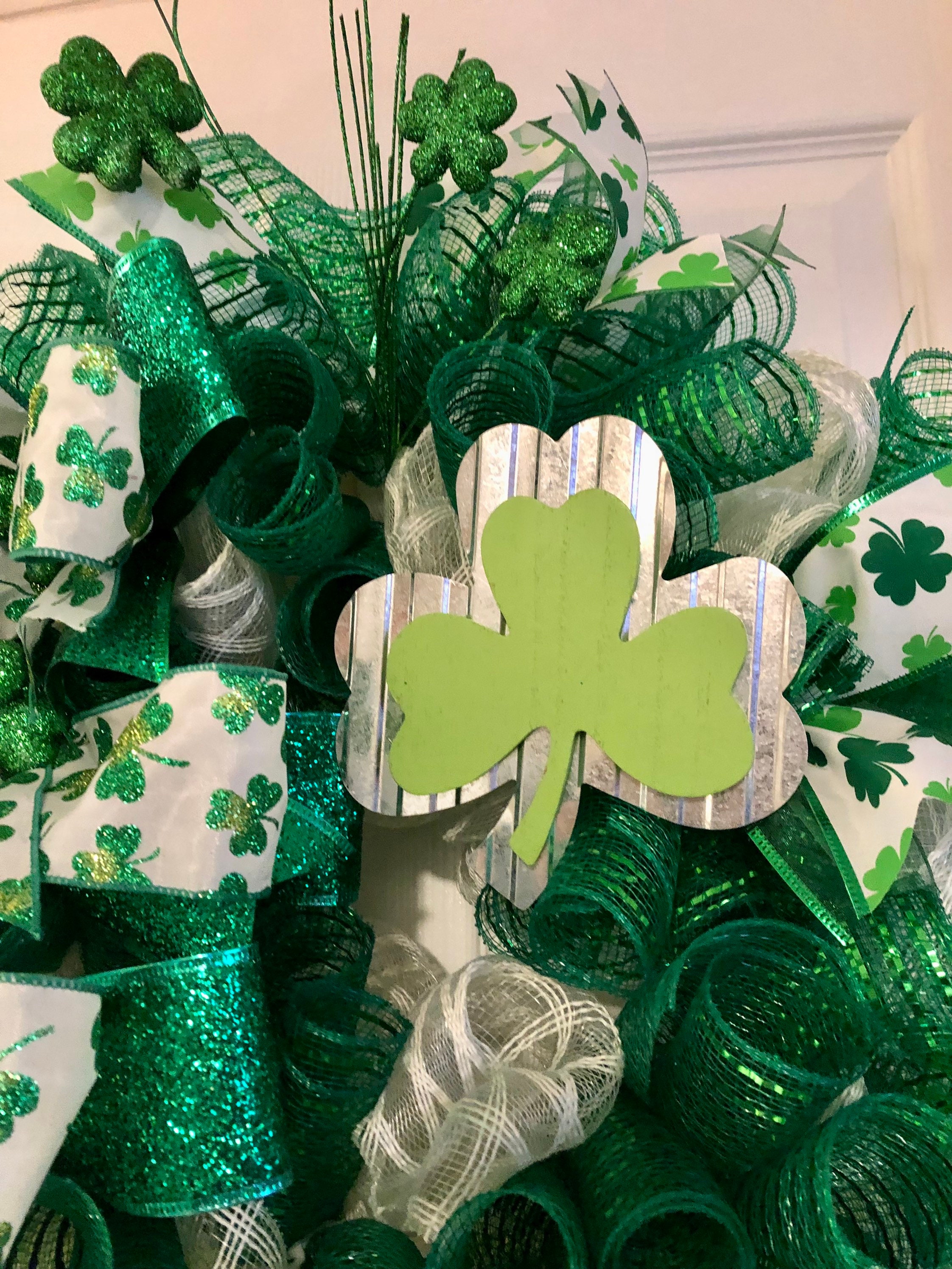St Patricks Day Wreath. Celebrate Your Irish Heritage St Pattys Decor ...