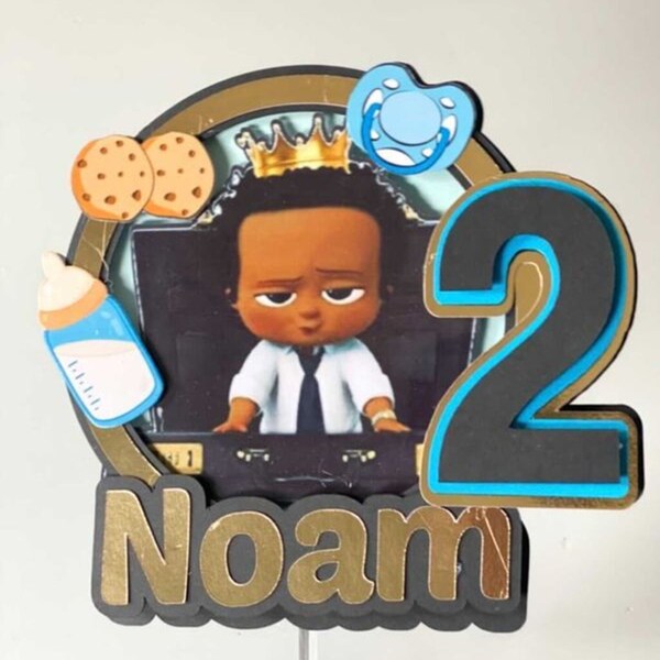 Boss Baby Cake Topper Svg - Etsy