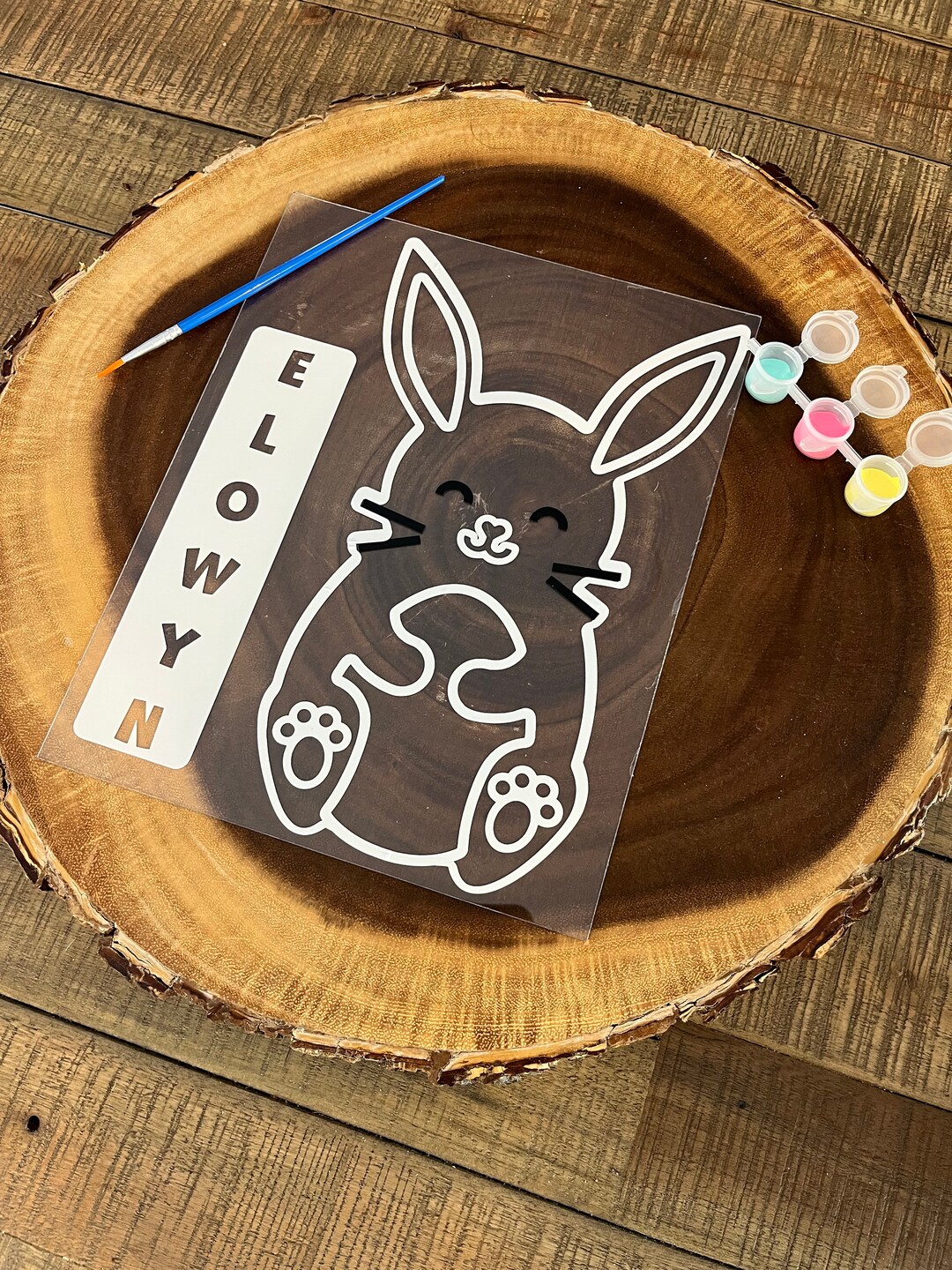 Easter Bunny Craft Kit, Personalized Easter Gift, Personalized Bunny ...
