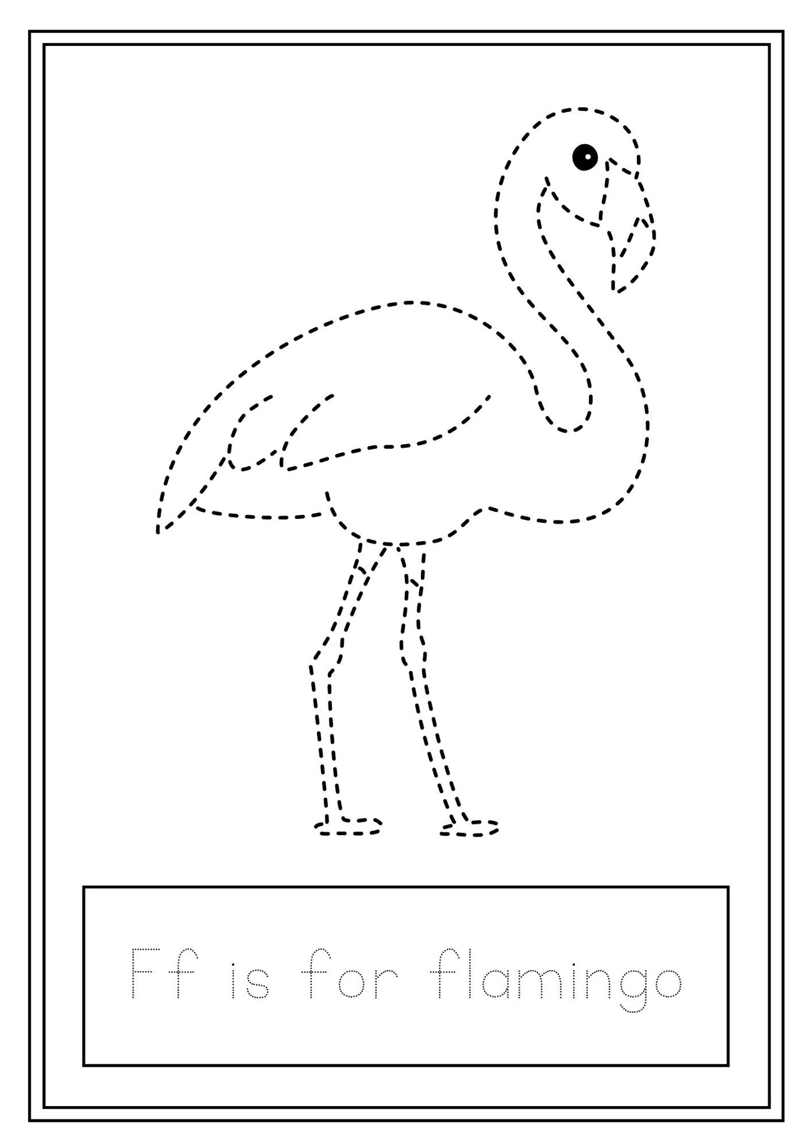ABC Tracing Workbook Printable, Cute Kids Learning Sheets Instant ...