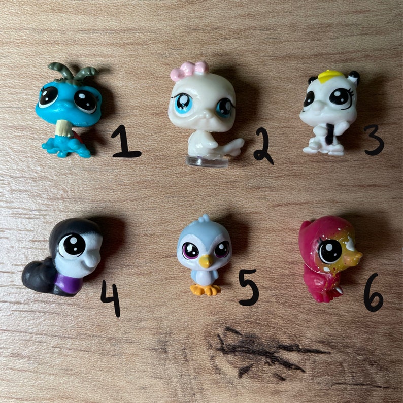 Teeniest Tiniest Littlest Pet Shop Figures, Smallest LPS Made - Etsy