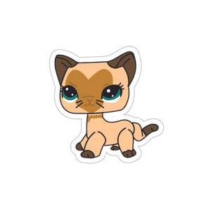 Littlest Pet Shop Sticker - Shorthaired Cat #3573 - Etsy
