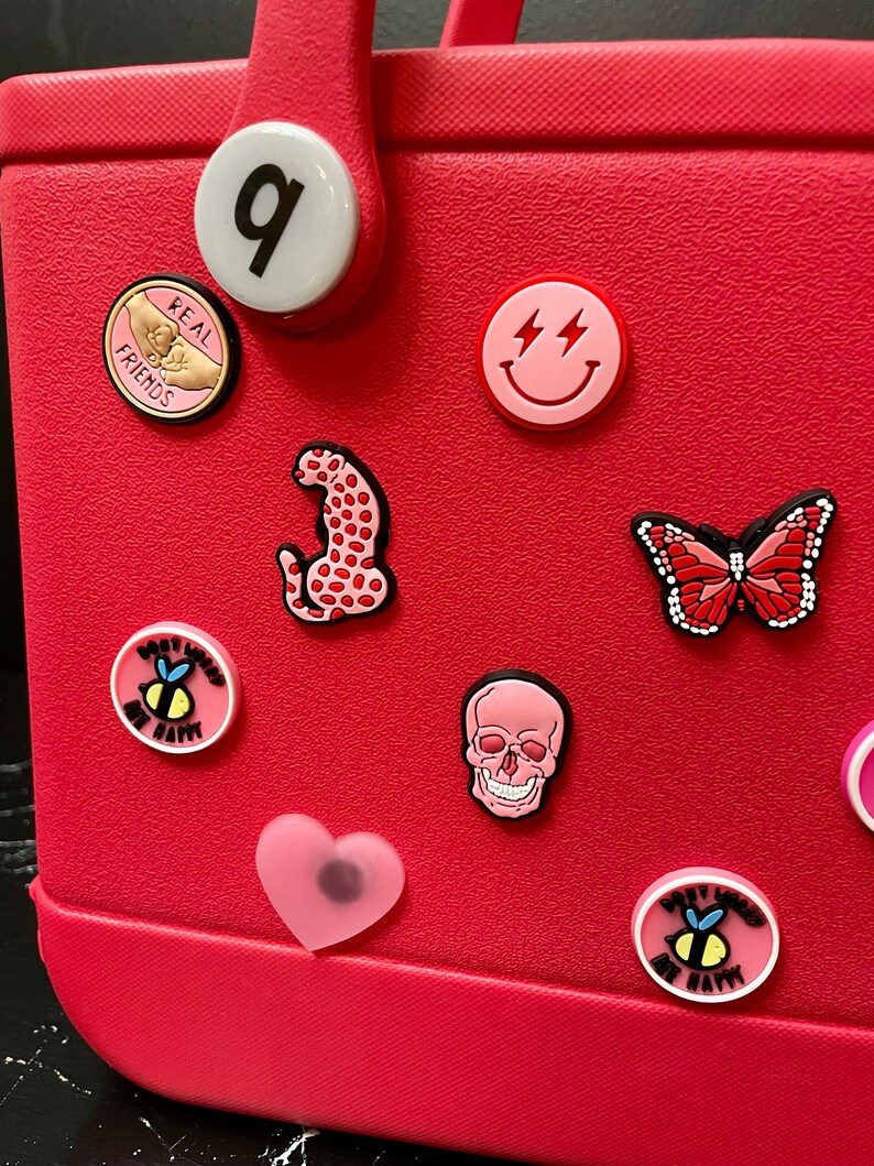 Pink Themed Croc and Bogg Bag Charms Barbie Girly Valentines Day Flower Y2K' - Etsy