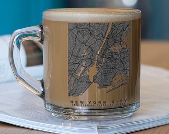 Custom Map Coffee Mug,aesthetic Mug,ceramic Travel Mug,custom Map Mug ...