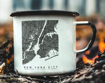Custom Map Coffee Mug,aesthetic Mug,ceramic Travel Mug,custom Map Mug ...