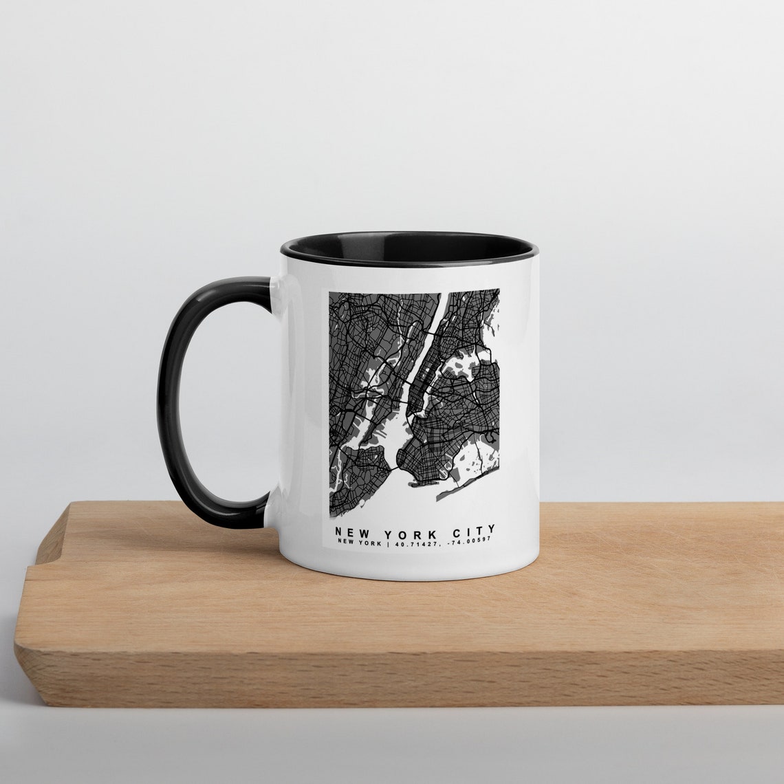 Custom Map Coffee Mugaesthetic Mugceramic Travel Mugcustom | Etsy