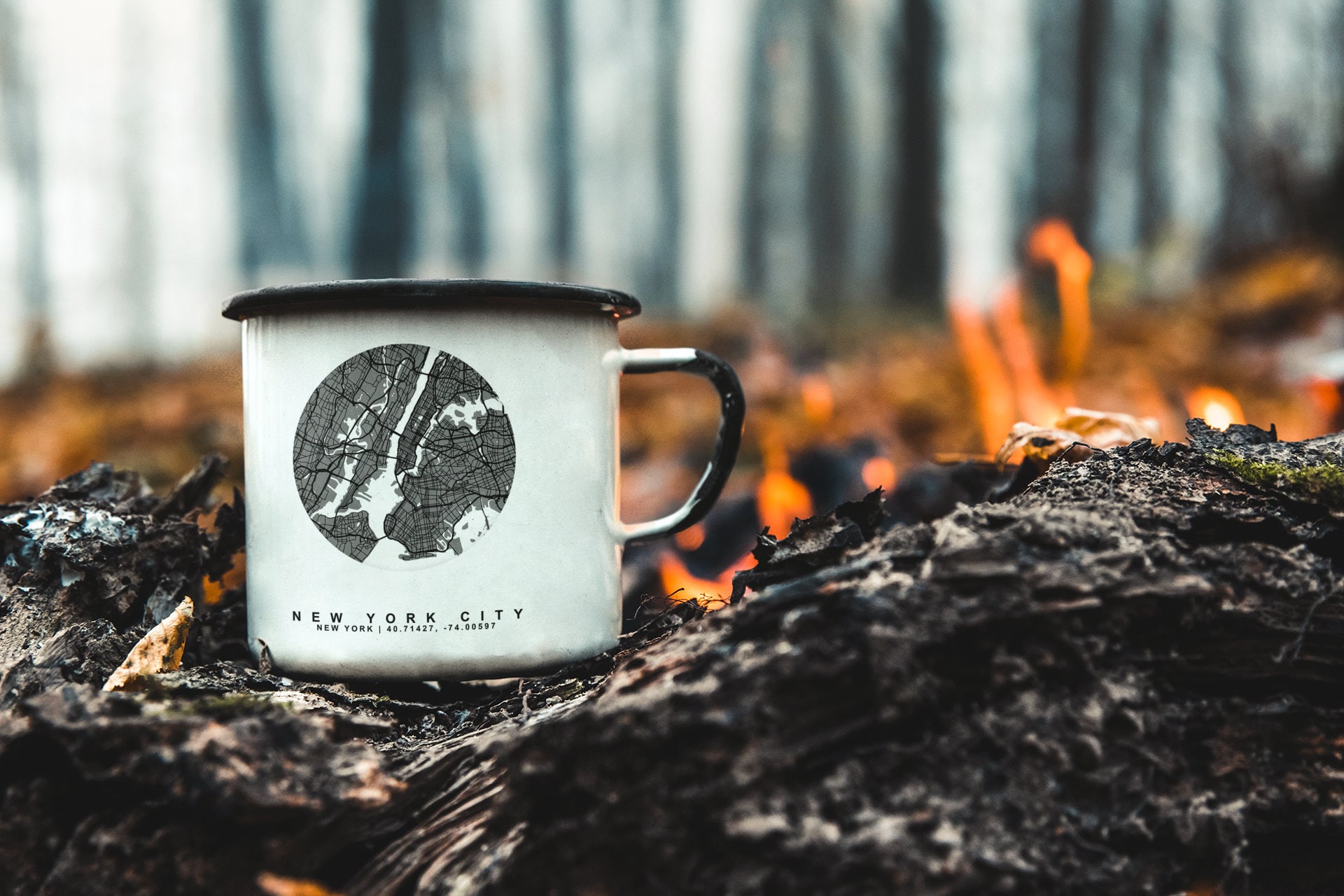 Custom Map Coffee Mug,aesthetic Mug,ceramic Travel Mug,custom Map Mug ...