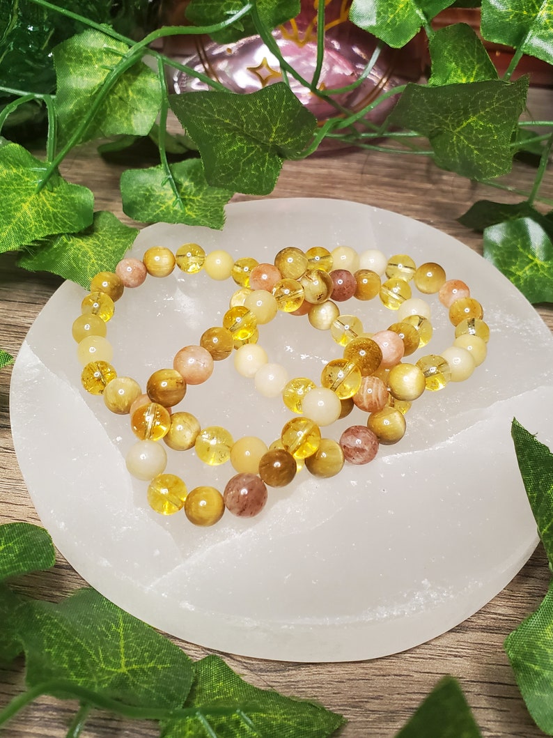 Solar Plexus Balance Bracelet Chakra Collection - Etsy