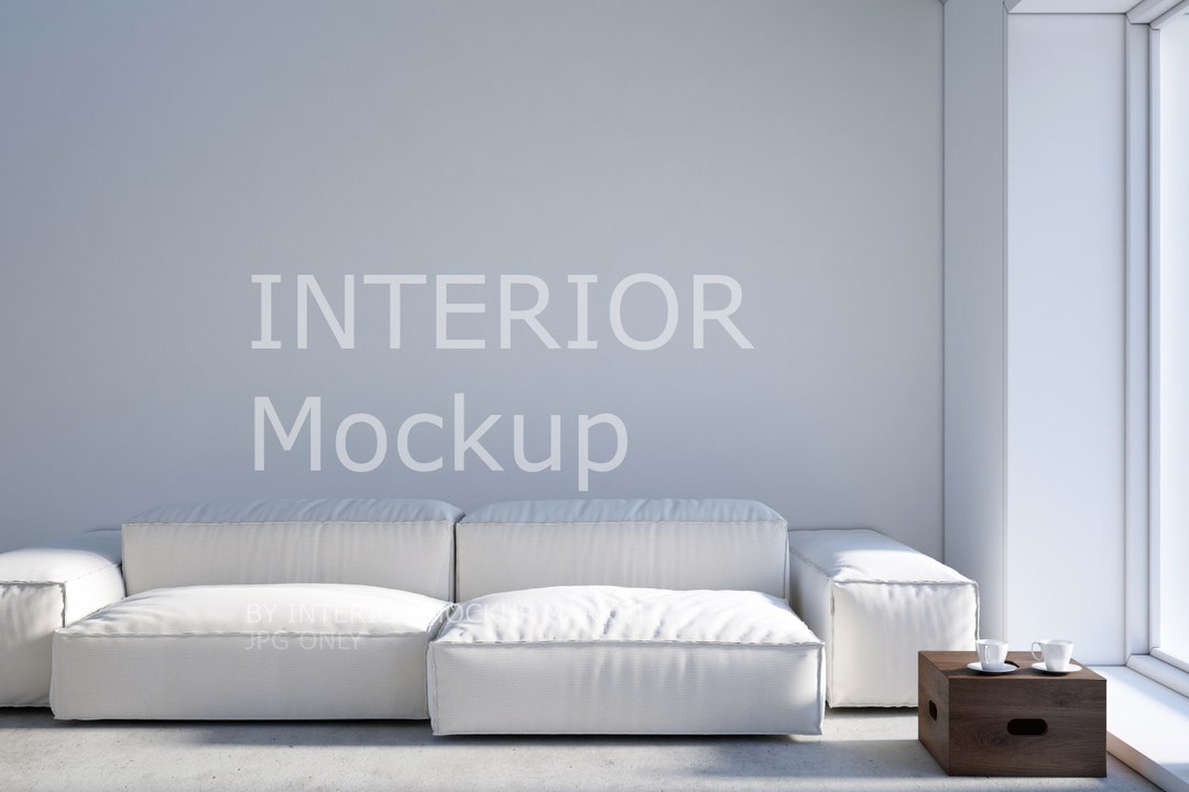 Interior Mockup, Living Room Mockup, Modern Mockup, Minimalist Mockup ...