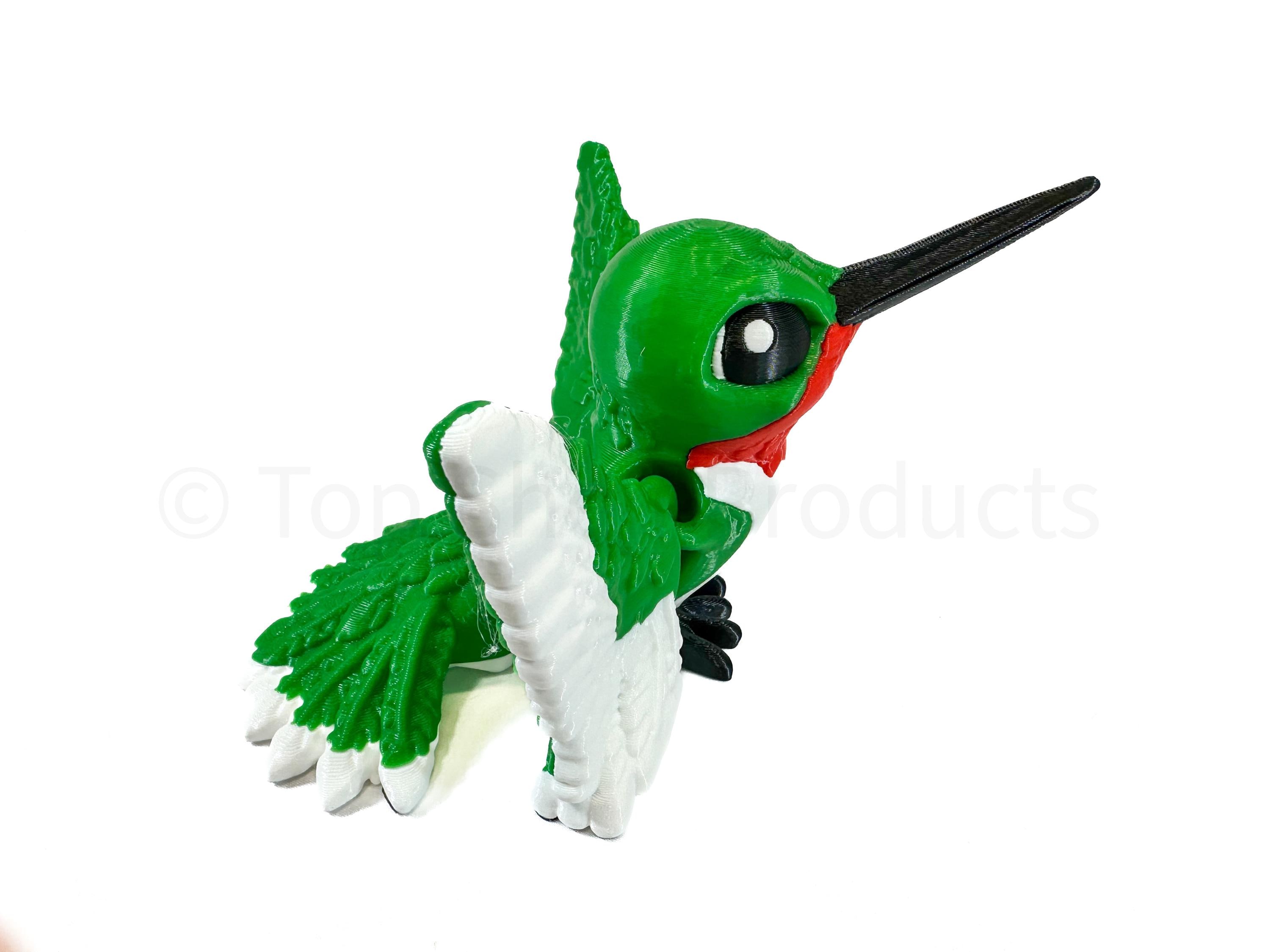3D Printed Articulated Hummingbird – Fidget Bird Toy, Collectible ...