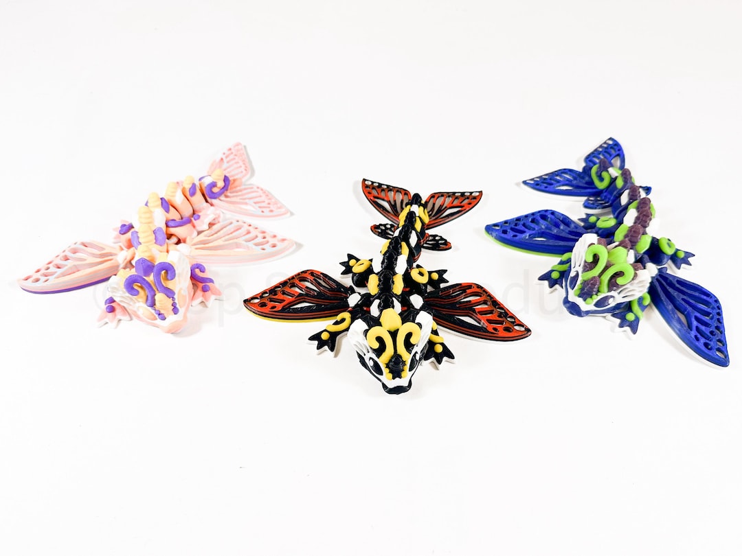 Monarch Butterfly Dragon - Etsy