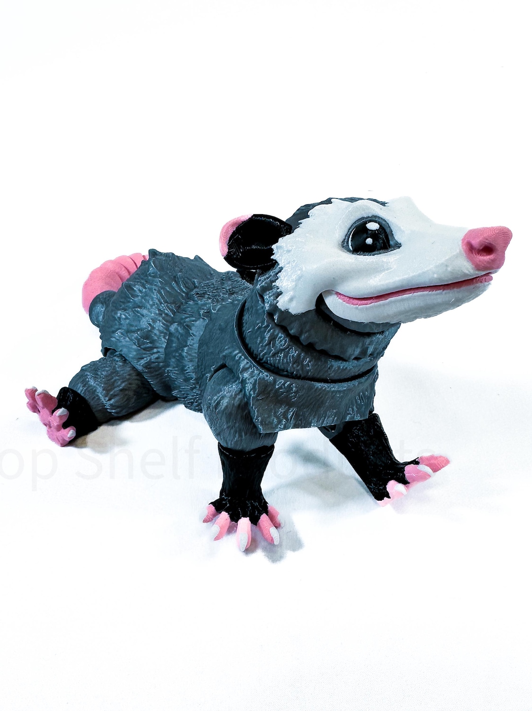 3D Printed Articulated Opossum – Print-in-place Fidget Toy, Cute Possum ...
