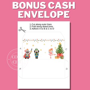 Christmas Holiday Board Game PRINTABLE, Roll the Dice, Cash Envelope ...