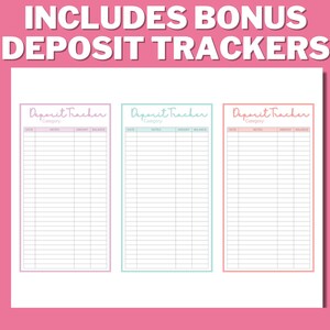 PRINTABLE Money Placeholders for A6 Budget Binders, A6 Cash Envelope ...