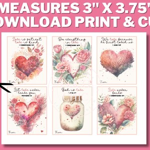 Christian Valentine Card/religious Valentine Card/valentine Bible ...