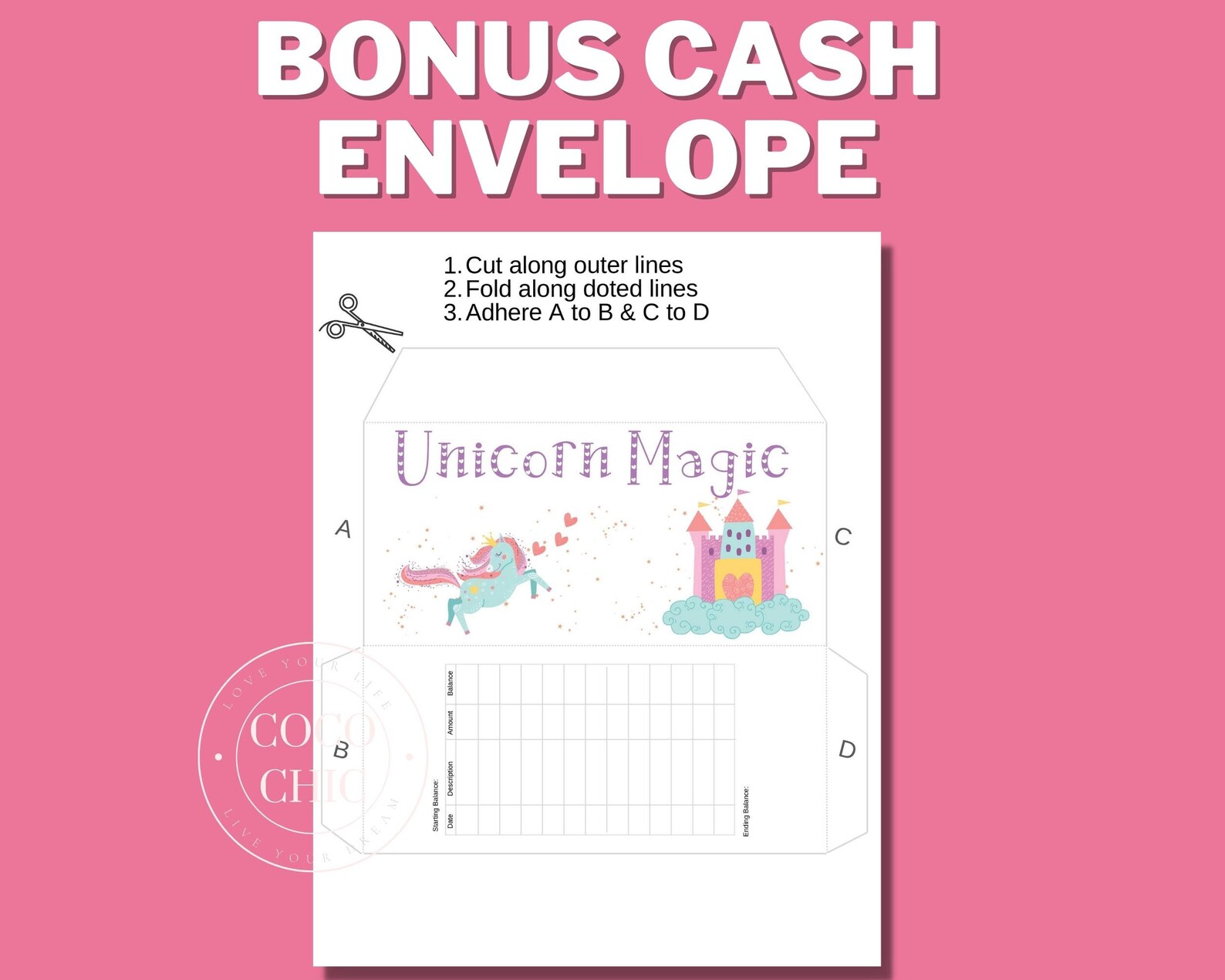 Unicorn Money Savings Challenge PRINTABLE Roll the Dice - Etsy