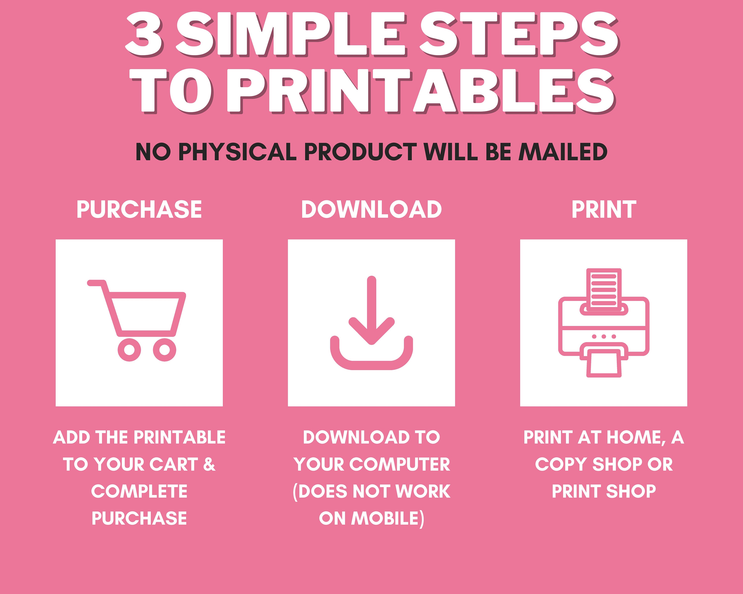 Stop Impulse Buying Printable, Purchase Decision Checklist, Money ...