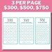 A6 Minimal Mini Savings Challenge Trackers PRINTABLES, Saving ...