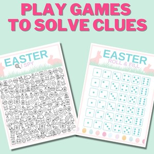 EASTER ESCAPE ROOM Printable Kit, Escape Room for Kids, Family Fun ...