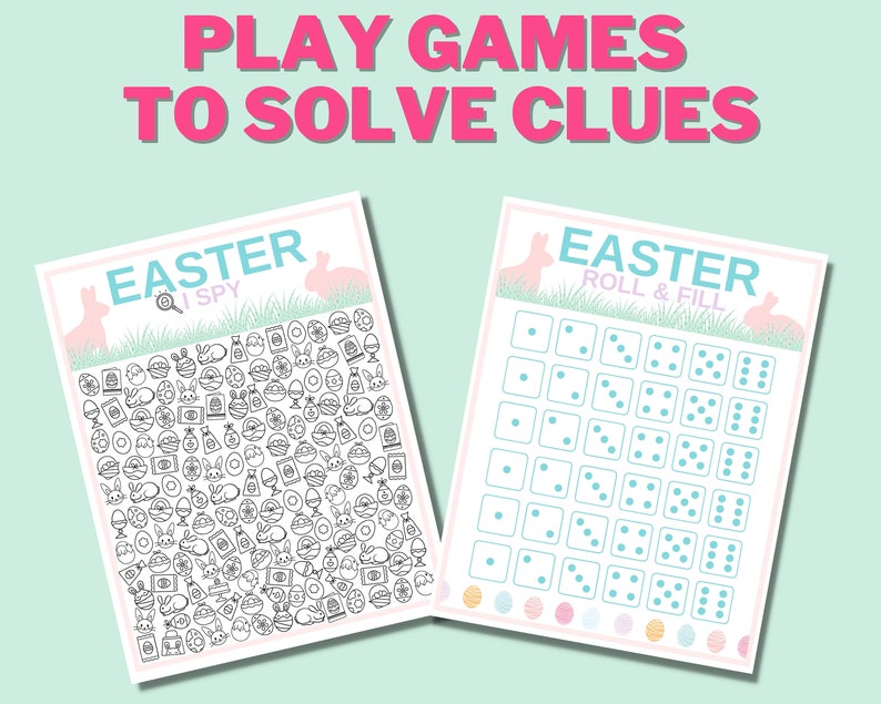 EASTER ESCAPE ROOM Printable Kit, Escape Room for Kids, Family Fun ...