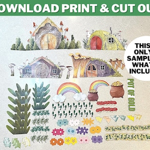 DIY Leprechaun Trap Kit PRINTABLE, St. Patricks Day Craft, Holiday ...