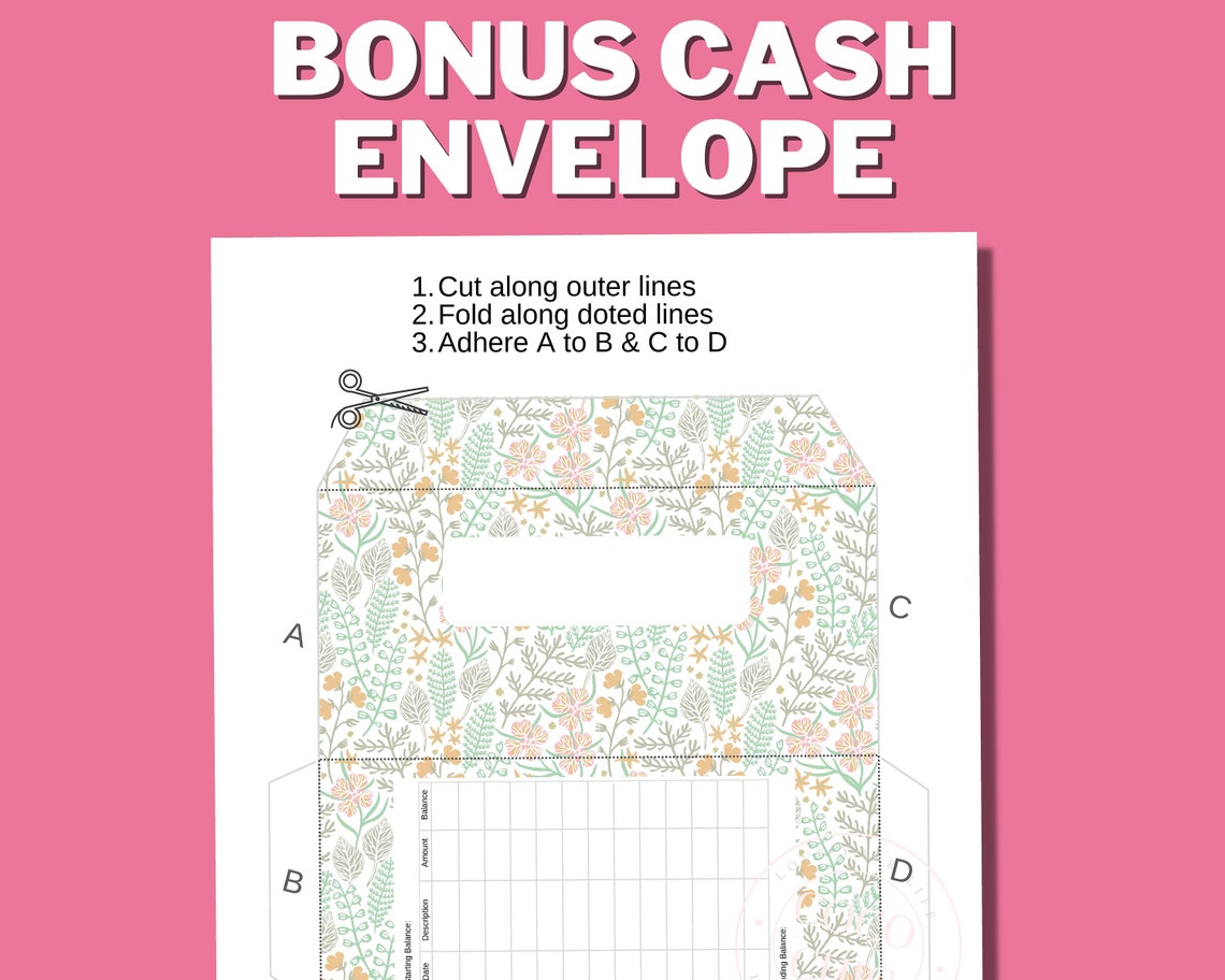 50K 100 ENVELOPE CHALLENGE Printable , 50,000 Saving Tracker, 50K ...