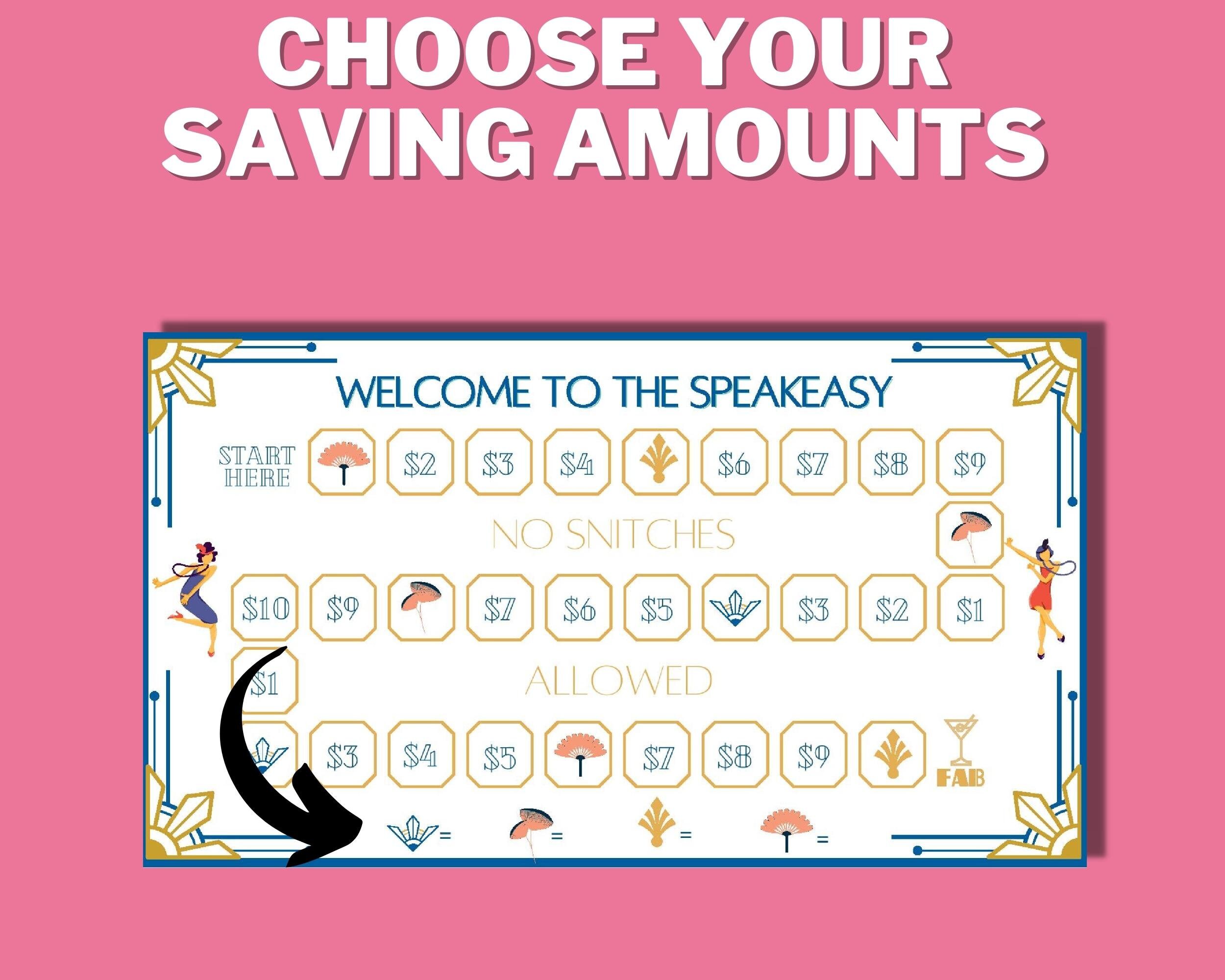 PRINTABLE A6 Mini Savings Challenge Games Bundle, Savings Challenge Set ...