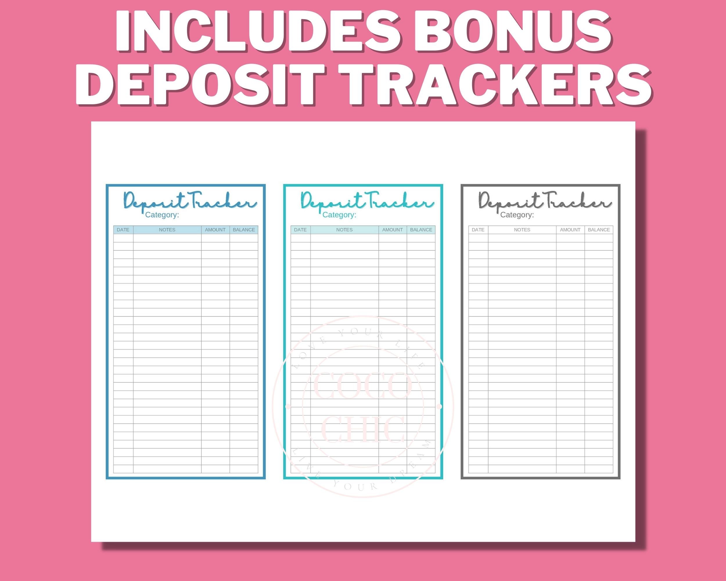 PRINTABLE Money Placeholders for A6 Budget Binders A6 Cash - Etsy Australia