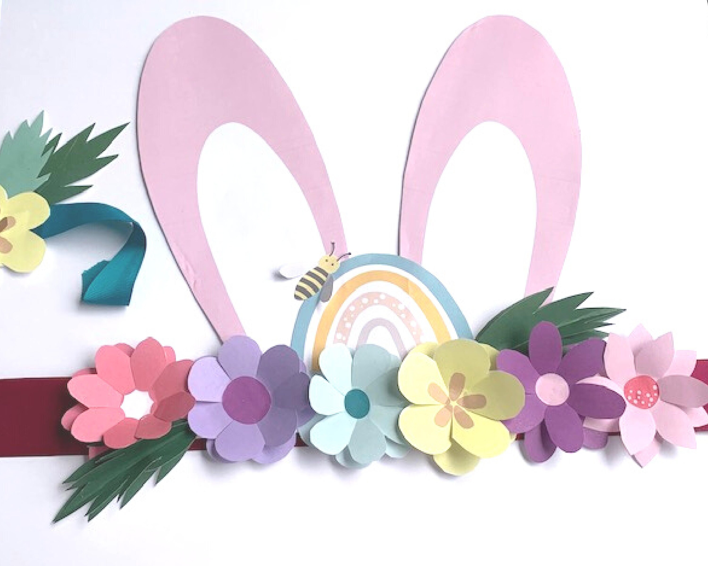 DIY Easter Bunny Crown Kit PRINTABLE, Easter Paper Crown, Easter Craft ...
