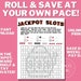 Casino Money Saving Challenge PRINTABLE, Roll Dice Savings Tracker Game ...
