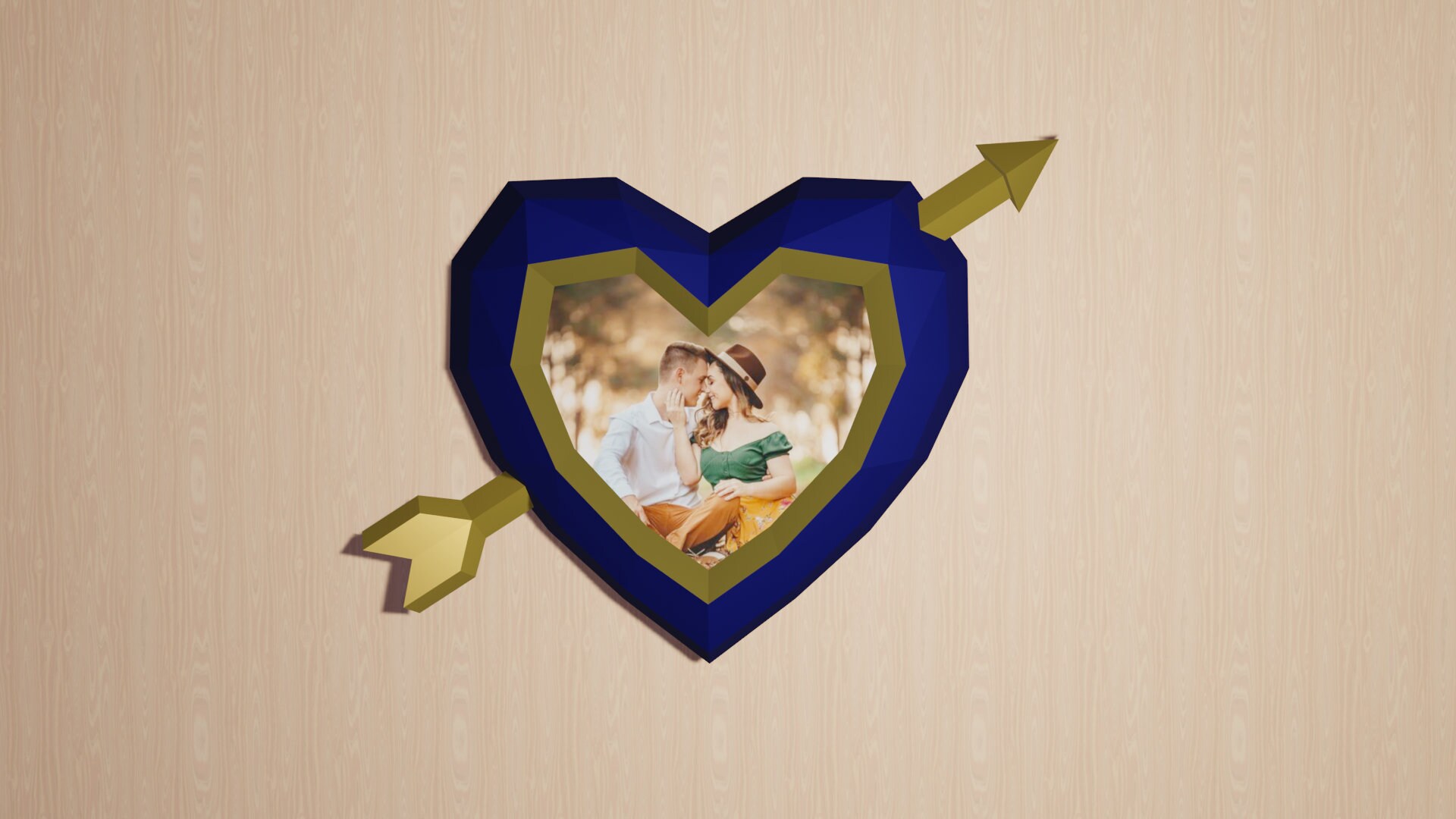 Heart Frame - Paper Craft - Etsy