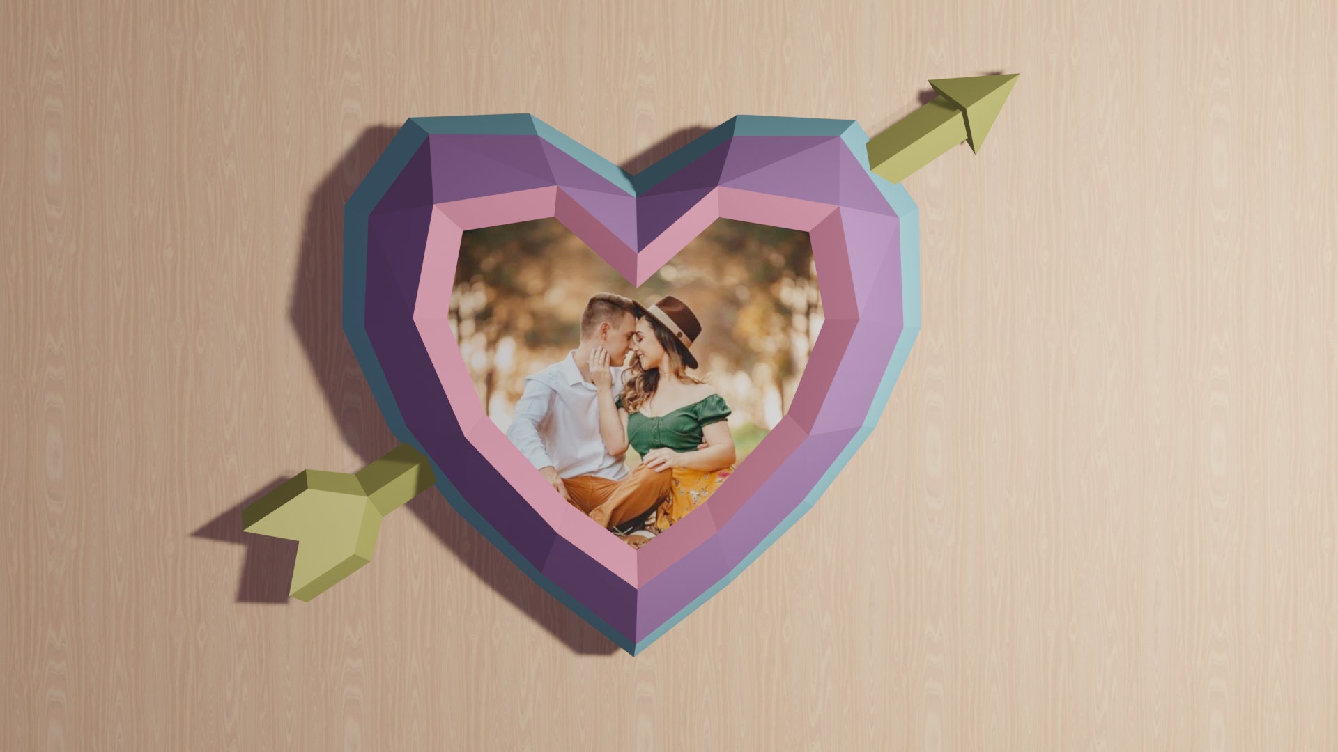 Heart Frame - Paper Craft - Etsy