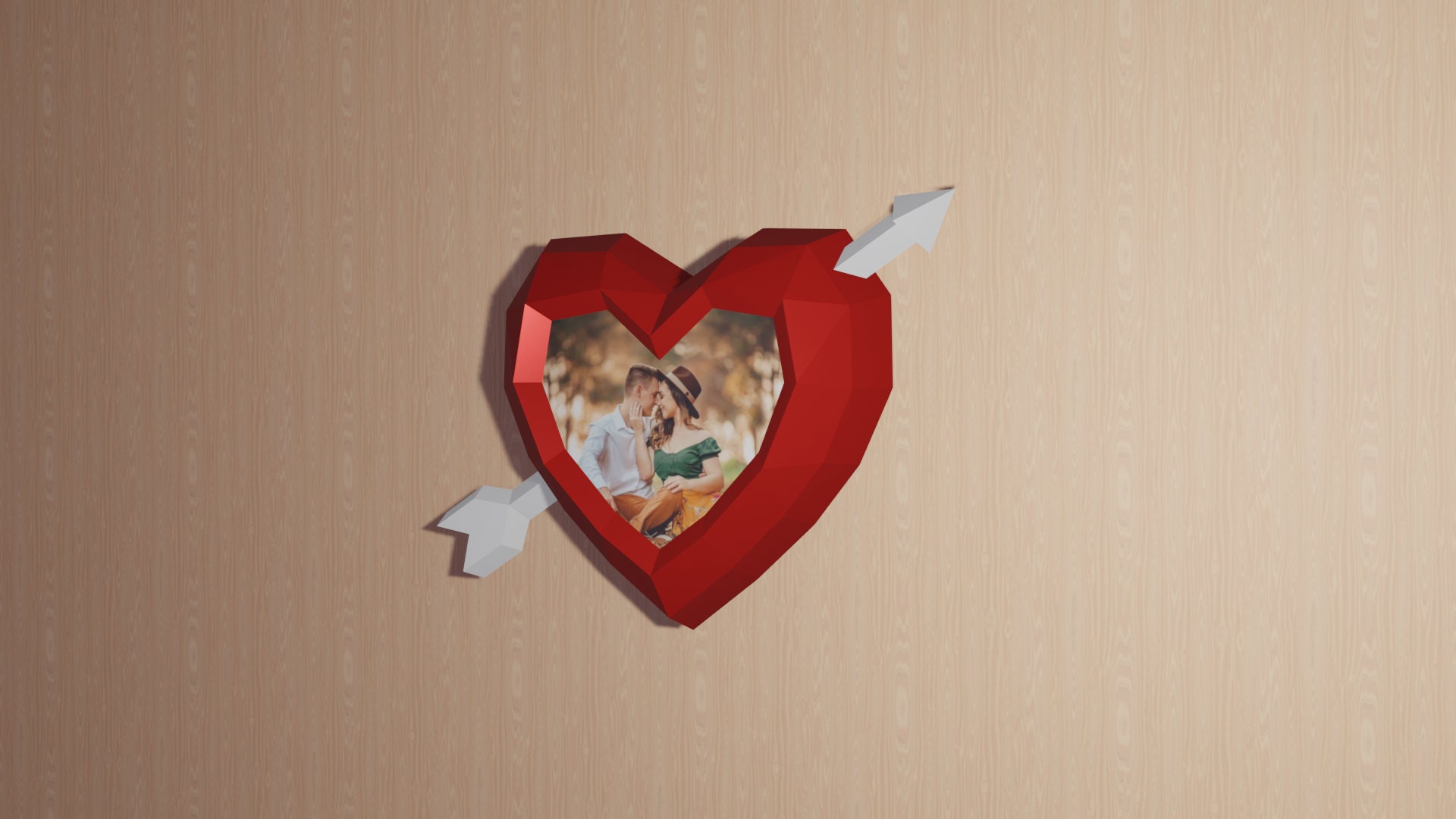 Heart Frame - Paper Craft - Etsy