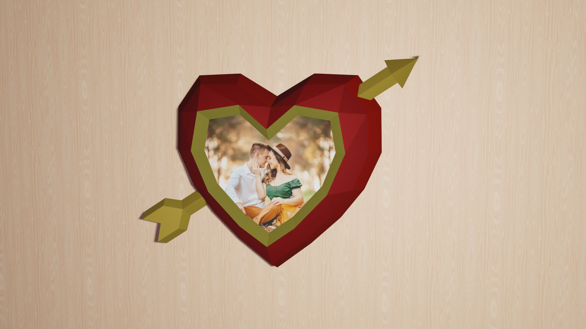 Heart Frame - Paper Craft - Etsy