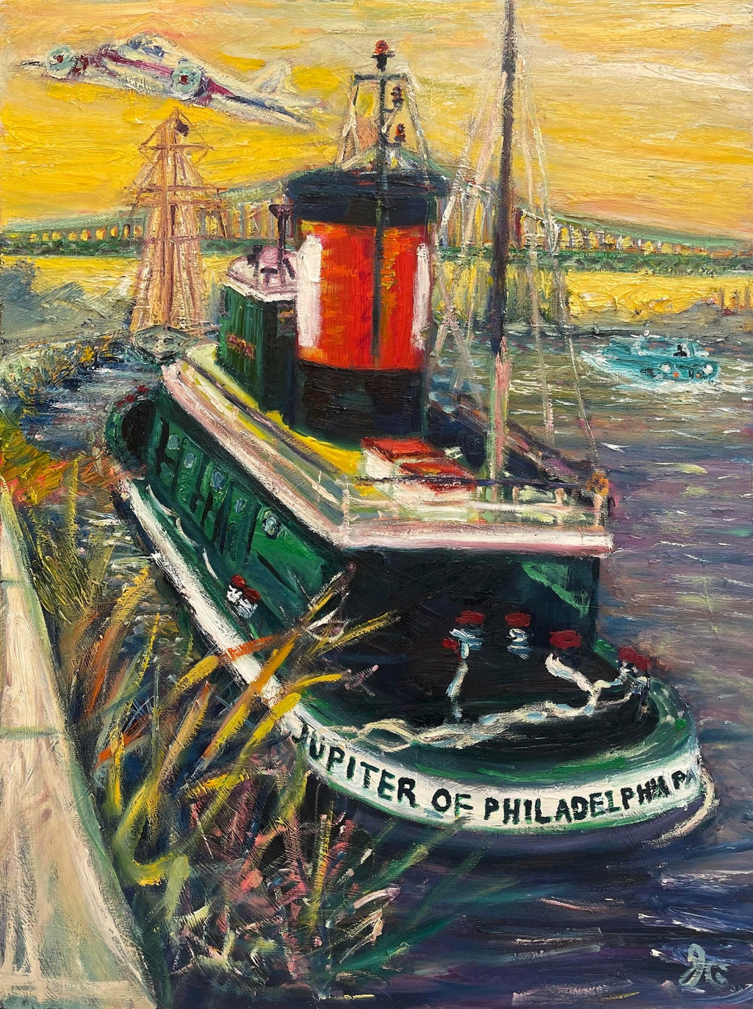 Jupiter of Philadelphia Tugboat - Etsy