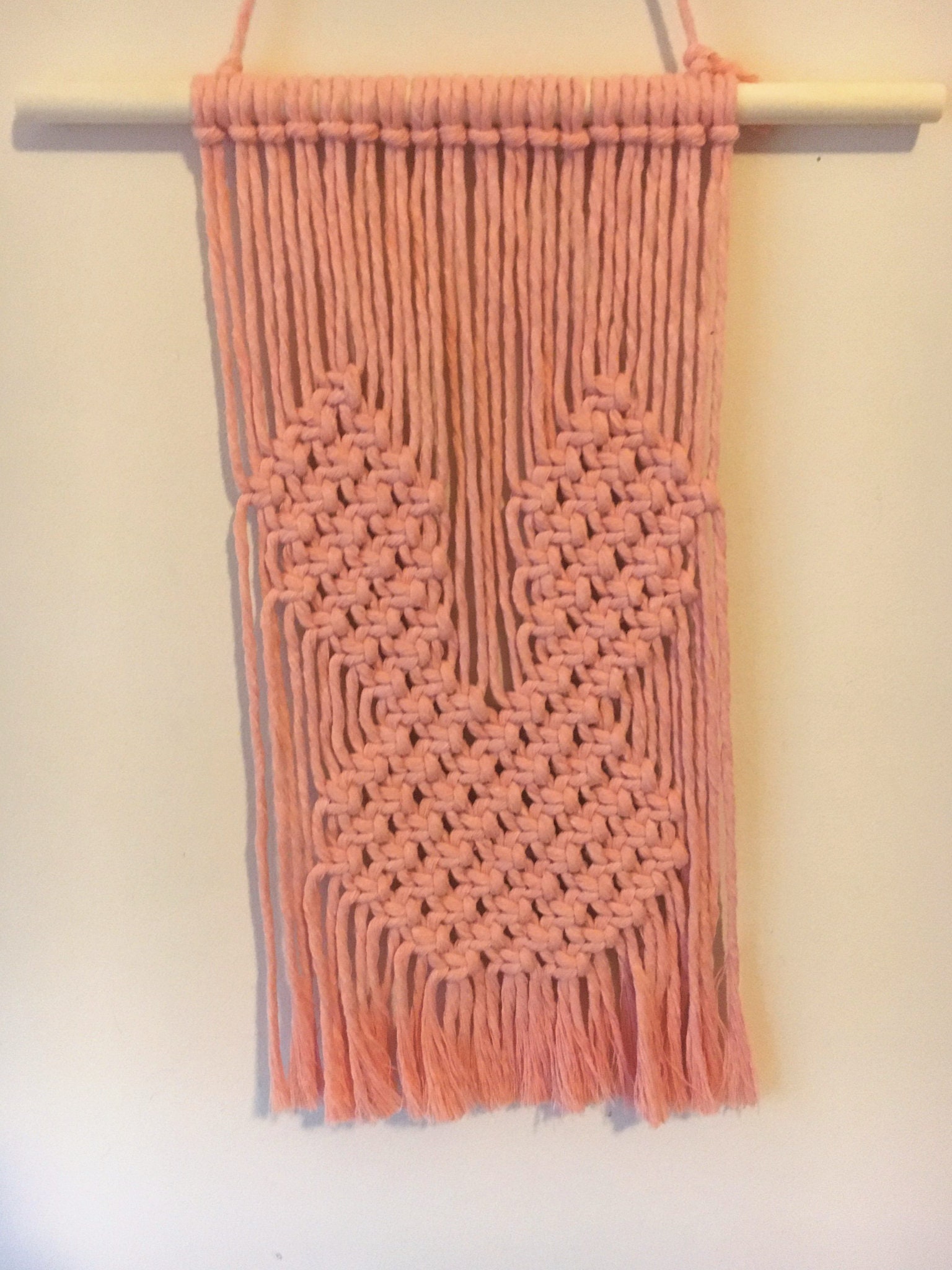 Bunny Macrame Wall Hanging - Etsy