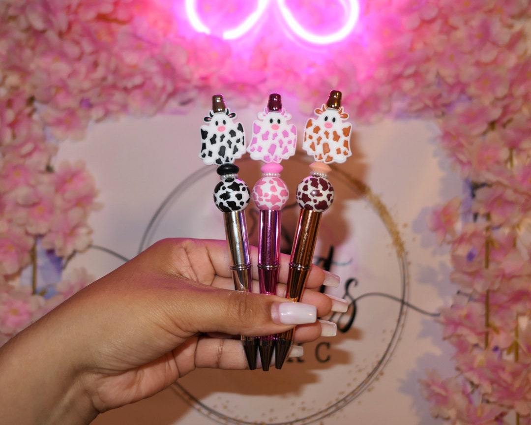 GHOSTY COW Pens | Cow Print | Halloween | Spooky Season | Pink Cow ...