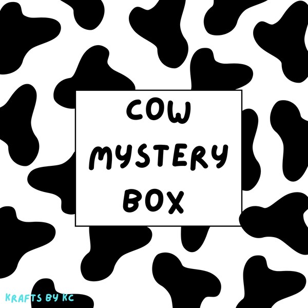 Cow Print Boxes - Etsy