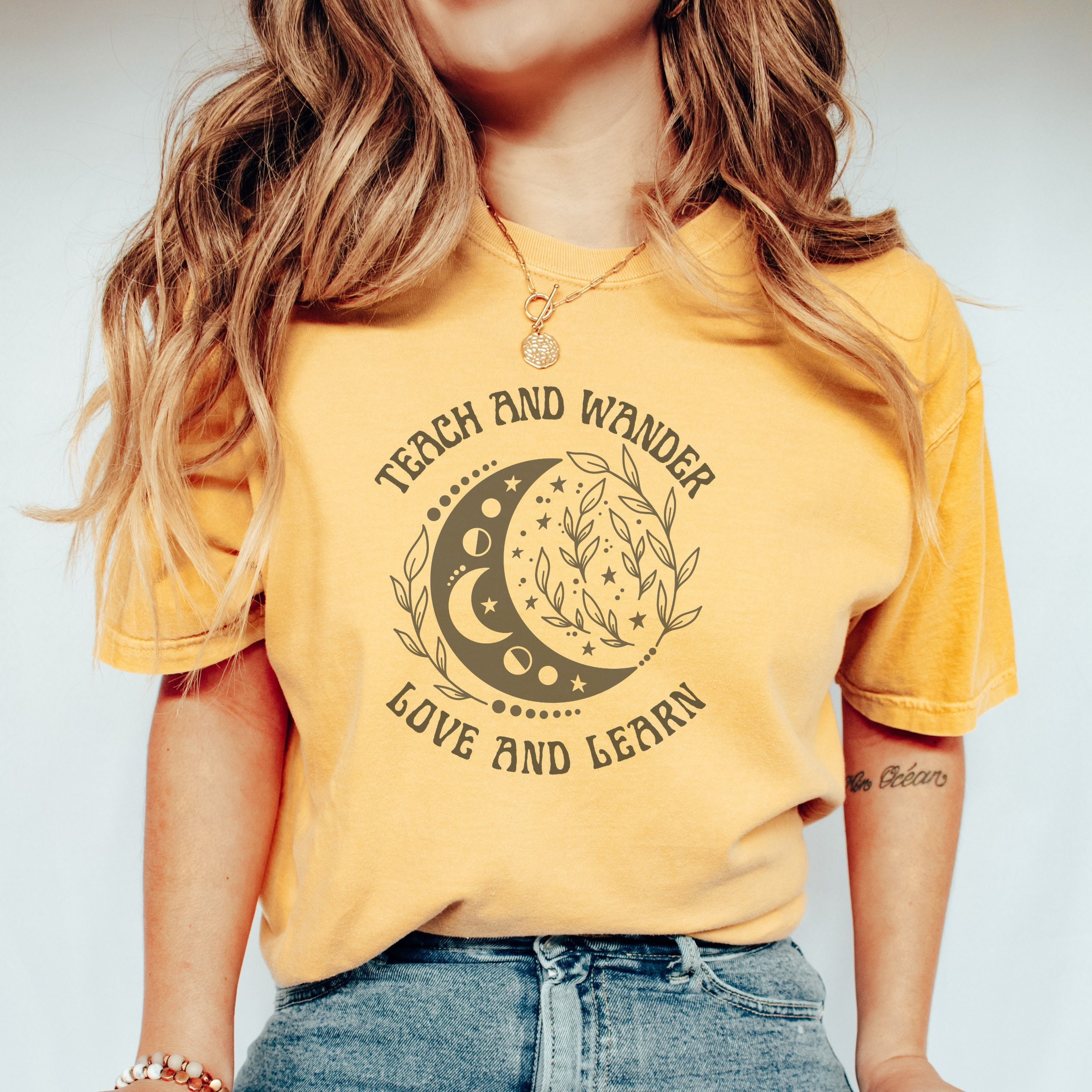 Teach and Wander Shirt, Comfort Colors Shirt, Wander More Shirt ...