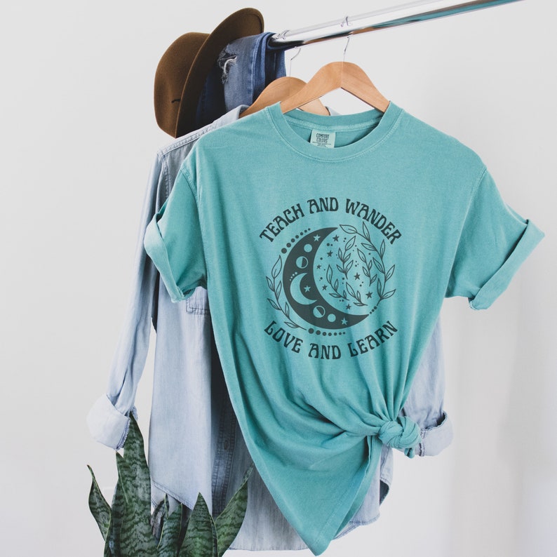 Teach and Wander Shirt, Comfort Colors Shirt, Wander More Shirt ...