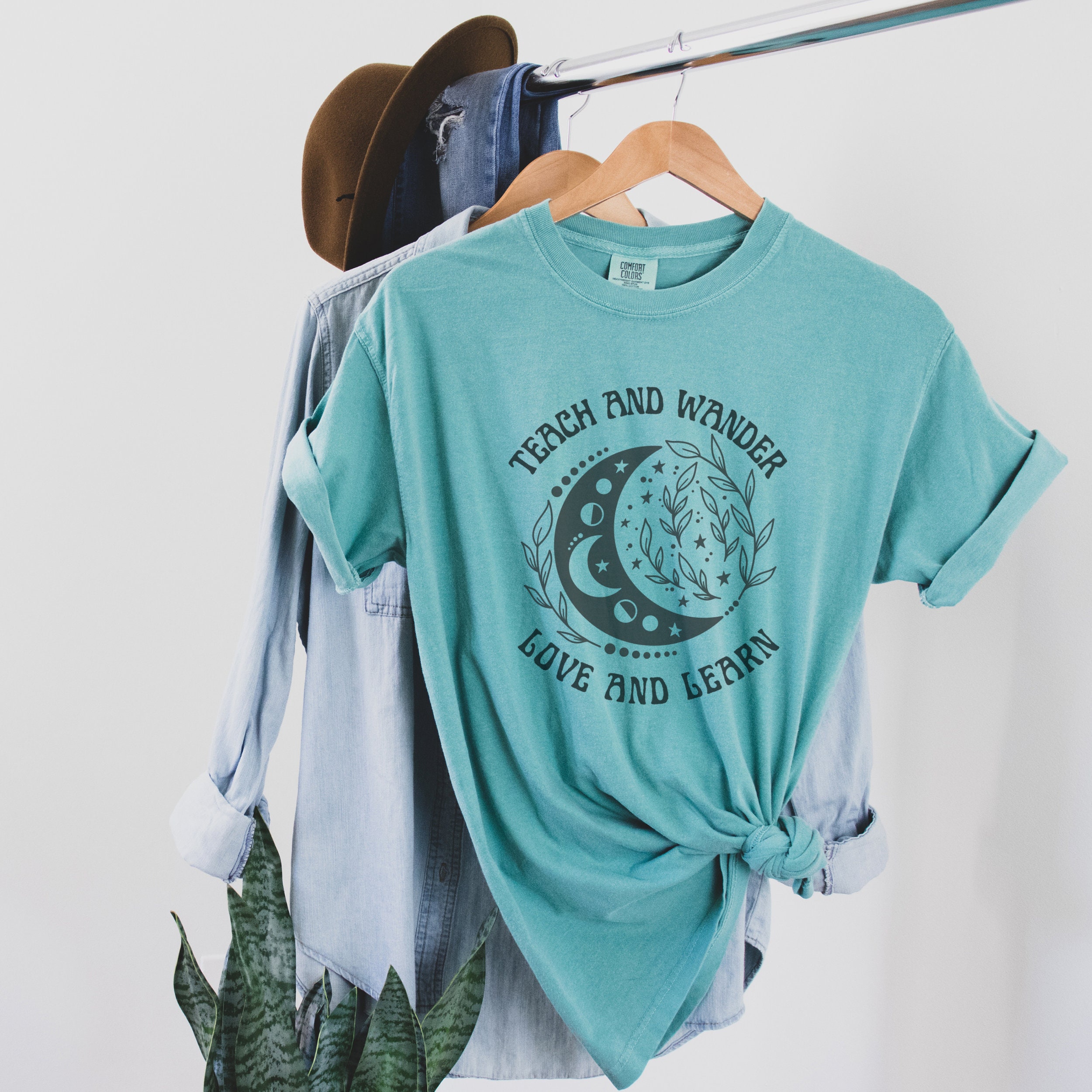 Teach and Wander Shirt, Comfort Colors Shirt, Wander More Shirt ...