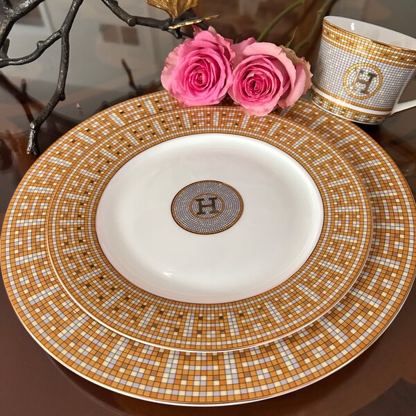 Gold Dinnerware Set - Etsy