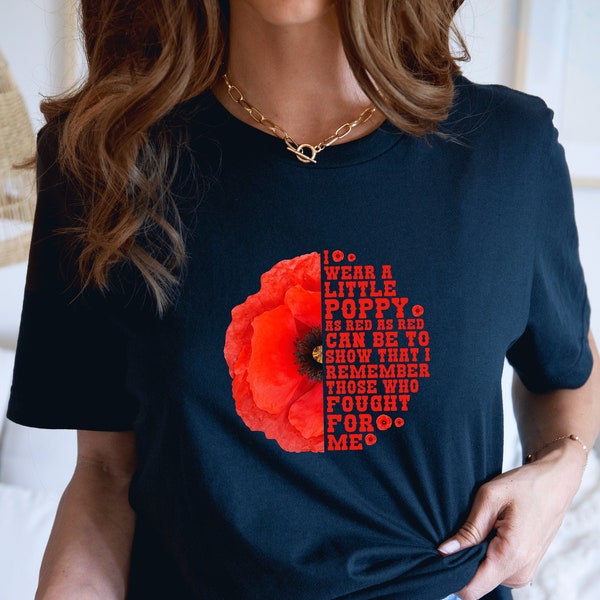 Memorial Day Poppy Shirt - Etsy