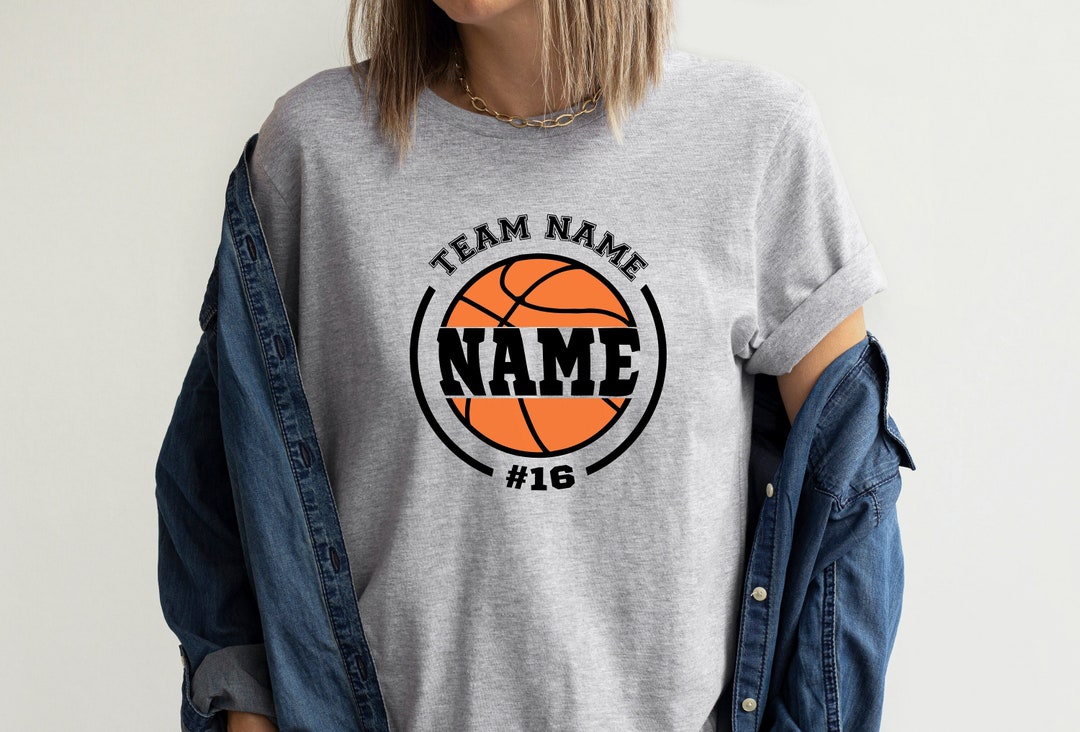 Custom Basketball T-shirt, Personalized Basketball Shirt,game Day ...