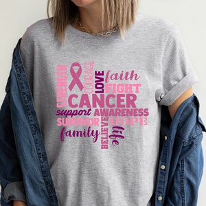 Cancer Shirt, Cancer Shirt, Breast Cancer Shirt, Cancer Warrior Tee ...