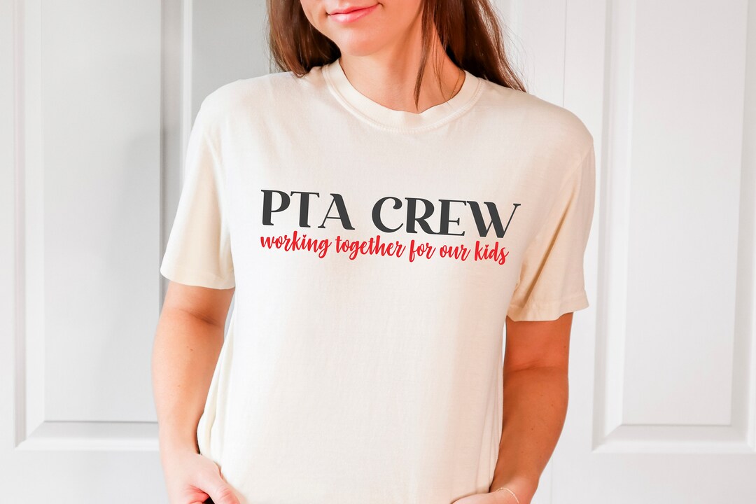 PTA Crew Comfort Colors Shirt, Teacher Tshirt, Cute Teacher Tshirt ...