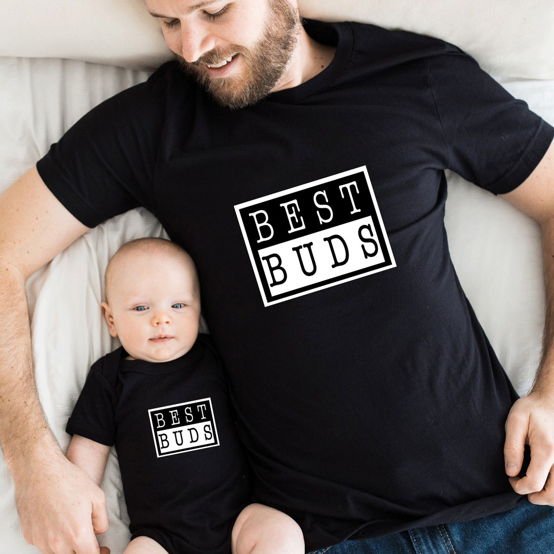 Best Buds T-shirts,dad Son Matching Tshirts,father Son Shirts,dad and ...